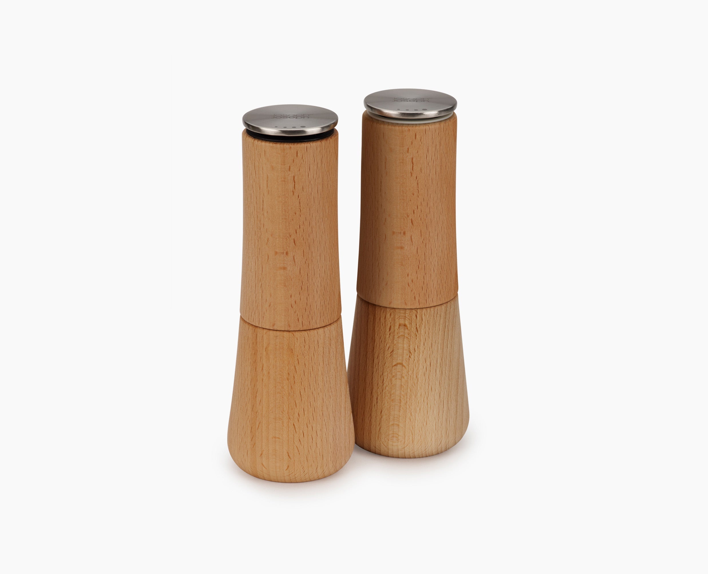 2-teiliges Salz- und Pfeffermühlen-Set aus Holz | Joseph Joseph DE