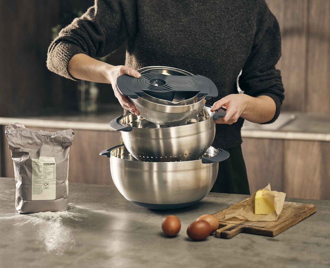 Nest™ 9er-Zubereitungsset aus Stahl | Joseph Joseph